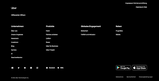 Footer: Design-Tipps und 4 inspirierende Beispiele
