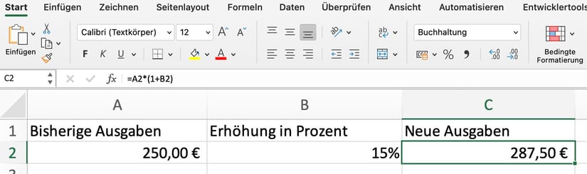 Prozentrechnung in Excel: So gelingt's (inkl. Beispiele)
