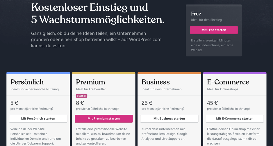 16 Beispiele für schöne Webseiten