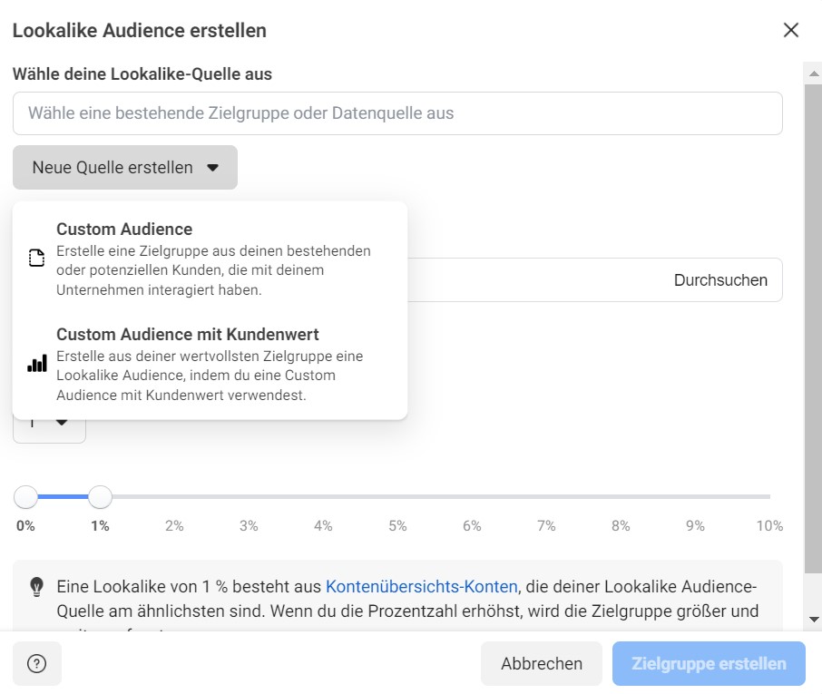Lookalike Audience: Definition und Erstellung in Facebook